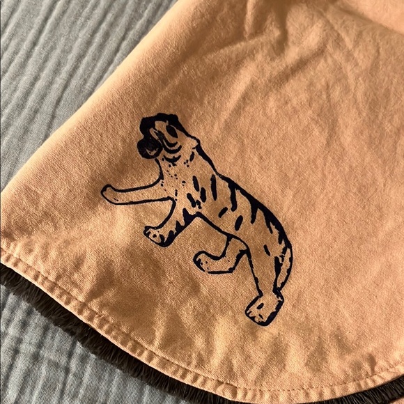 Wovenplay | Jackets & Coats | Wovenplay Tan Cape With Tiger Design ...